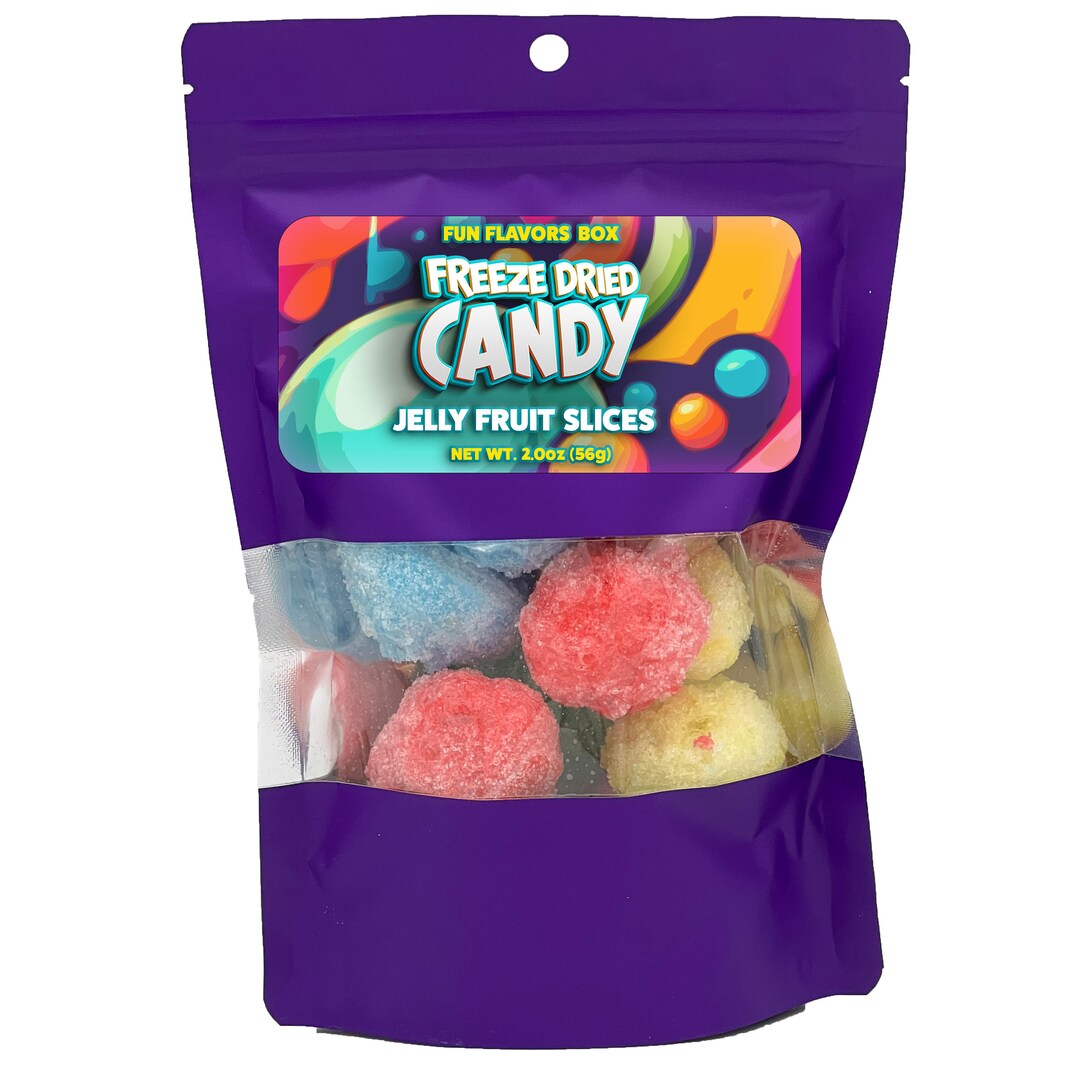 Freeze Dried Candy Jelly Fruit Slices Variety Pack Unique Crunch Treats ...