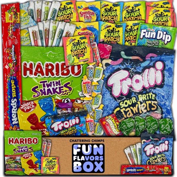 Sour Candy Box - Etsy