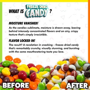 Freeze Dried Candy Space Rocks Variety Pack Crunch Treats for Him, Her ...