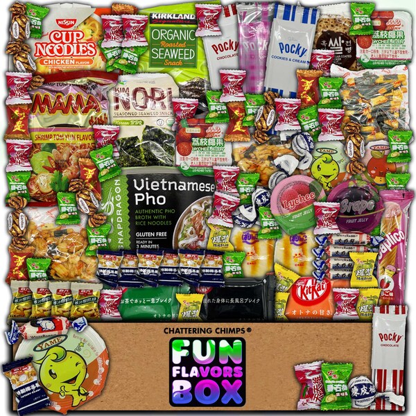 Asian Snack Box Gift - Etsy