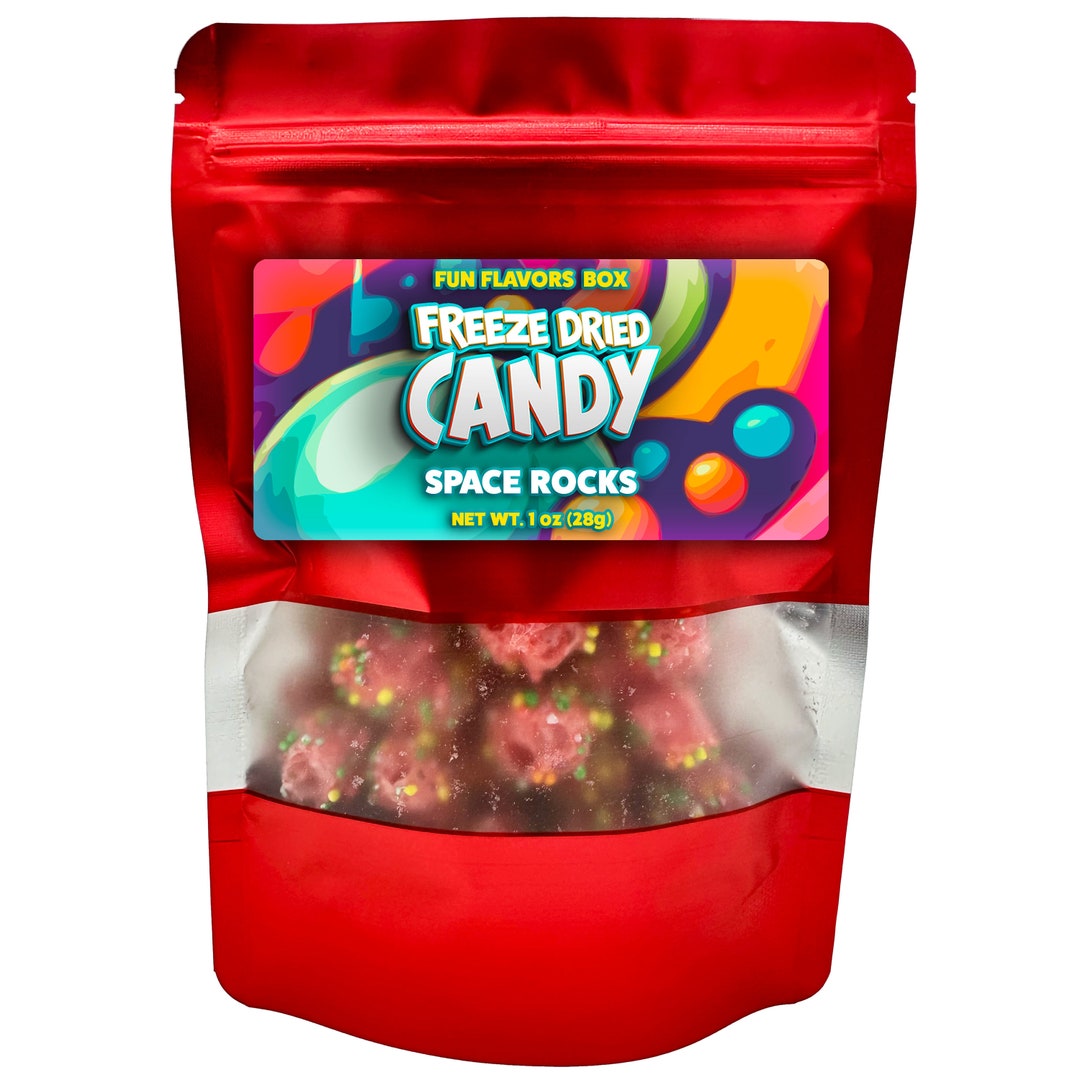 Freeze Dried Candy Space Rocks, Crunchy Gummy Variety Pack (1 Oz) - Etsy