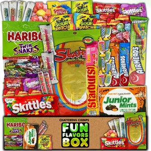 Kid Candy Gift Box 60 Count Variety Pack Sweet Treats, College Student ...