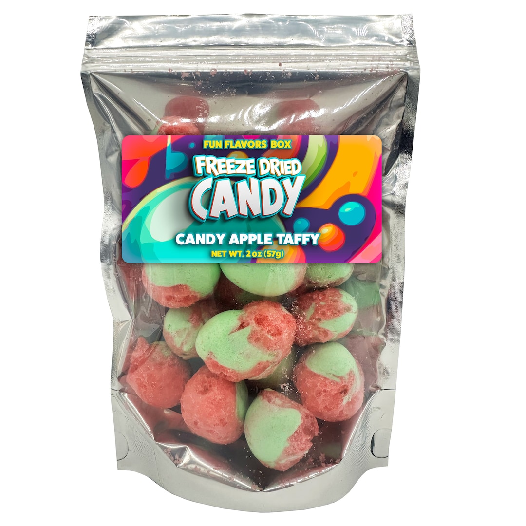 Freeze Dried Candy Apple Taffy Variety Pack – Crunchy Candy Treats ...