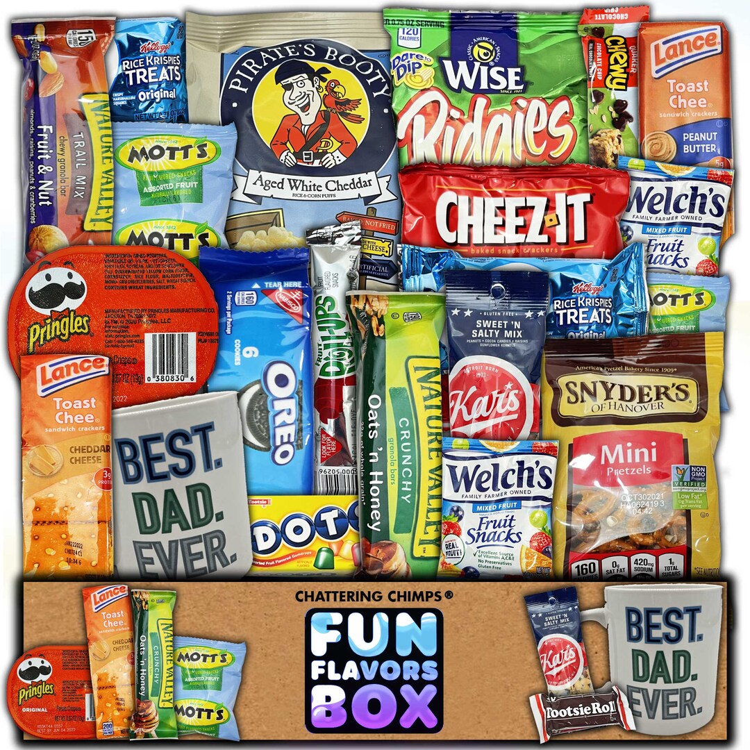 Gift for Dad 21 Count Care Package Variety Pack Gift for Him - Etsy