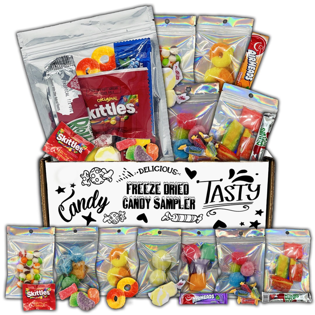 Freeze Dried Candy Sampler Variety Pack Gift Box- Crunchy and Airy or ...