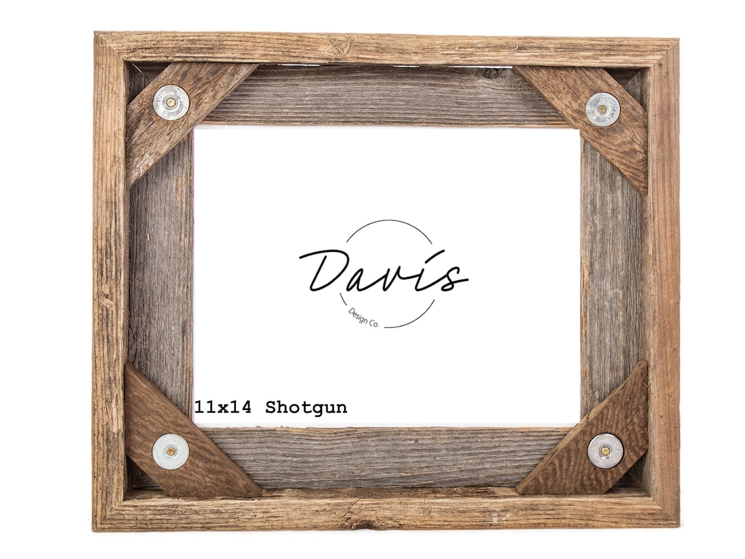 11 X 14 Shotgun Frame Rustic Barnwood Barn Wood Frame Weathered ...
