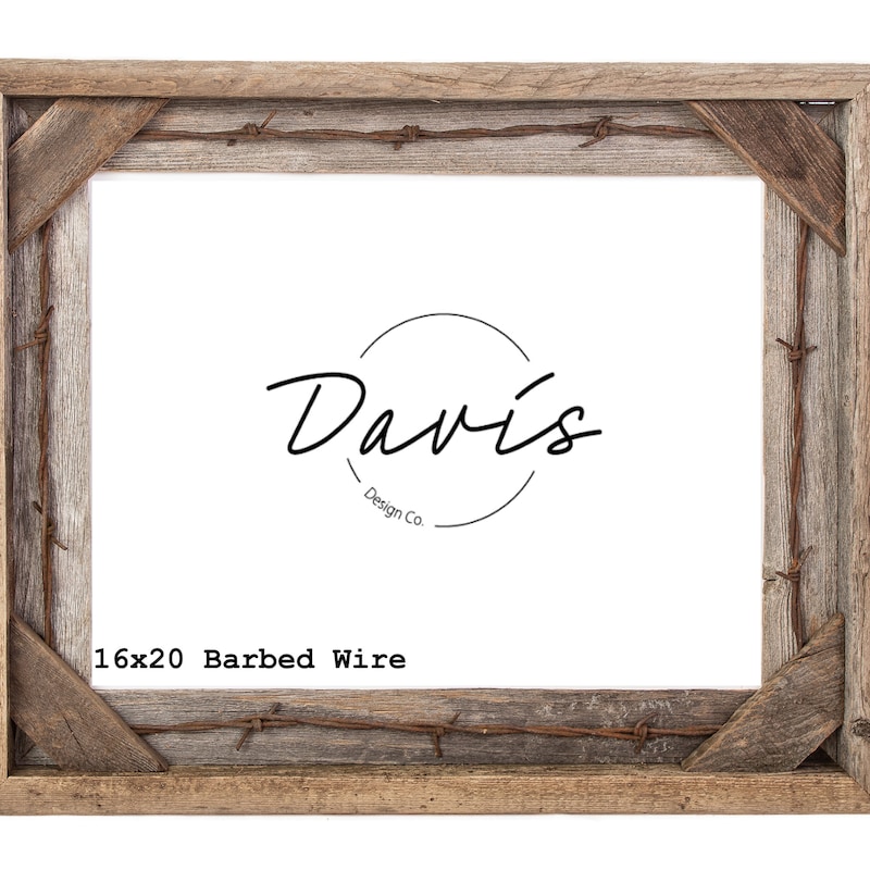 Rustic Farmhouse Picture Frame - Etsy