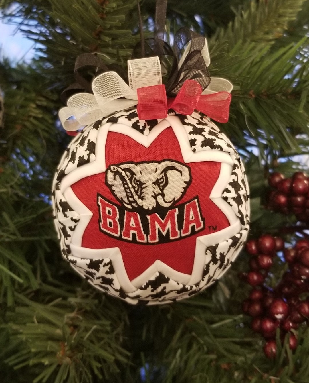 University of Alabama Ornament-quilted Alabama Ornament-quilted ...