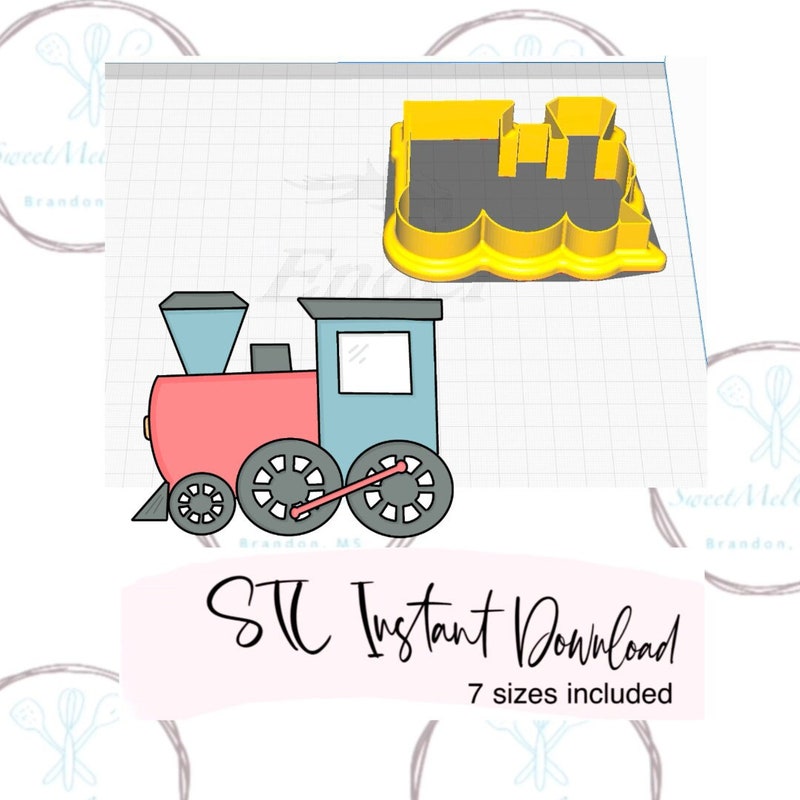 Choo Choo Train Cookie - Etsy