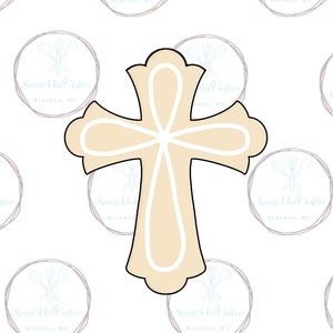 Classic Cross Cookie Cutter - Etsy