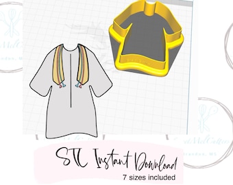 Graduation Gown Cookie Cutter - Etsy