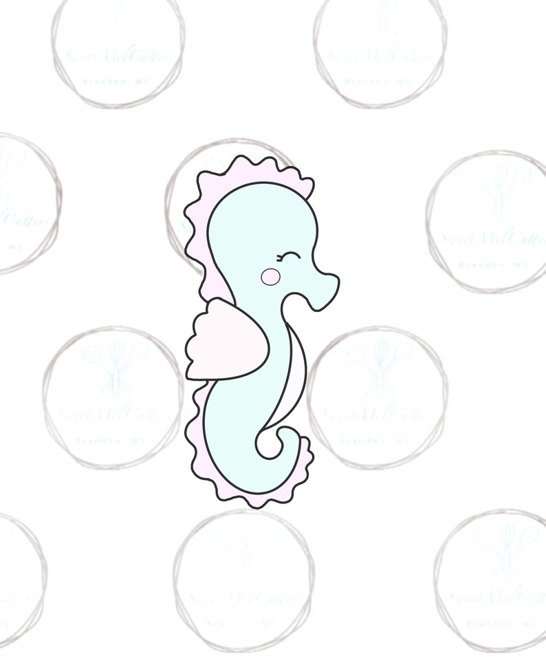 Seahorse STL File Instant Download - Etsy