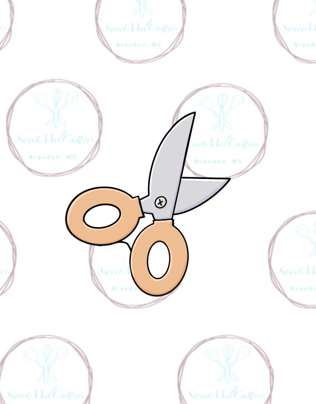 Scissors Cookie Cutter - Etsy