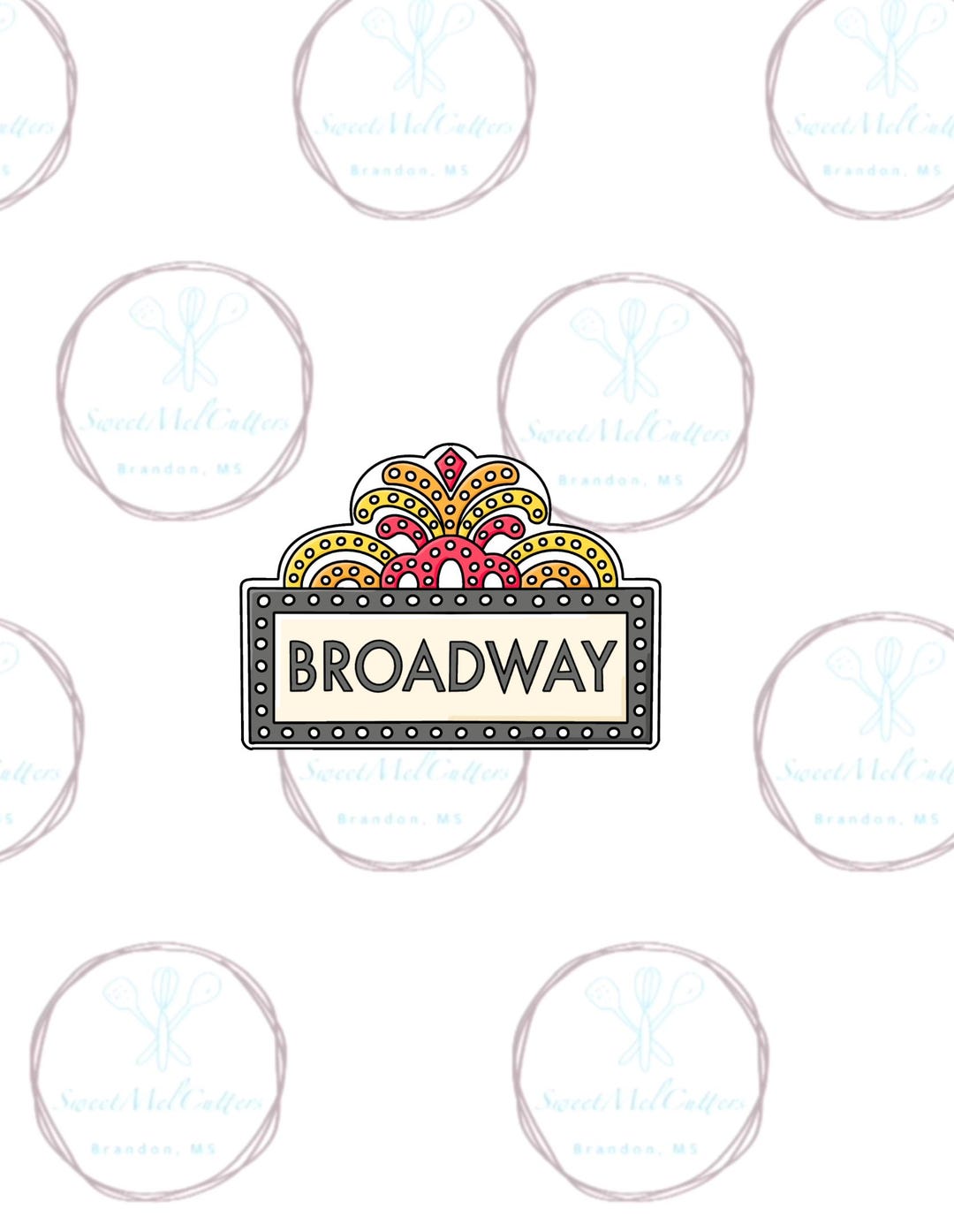 Broadway Sign Cookie Cutter - Etsy