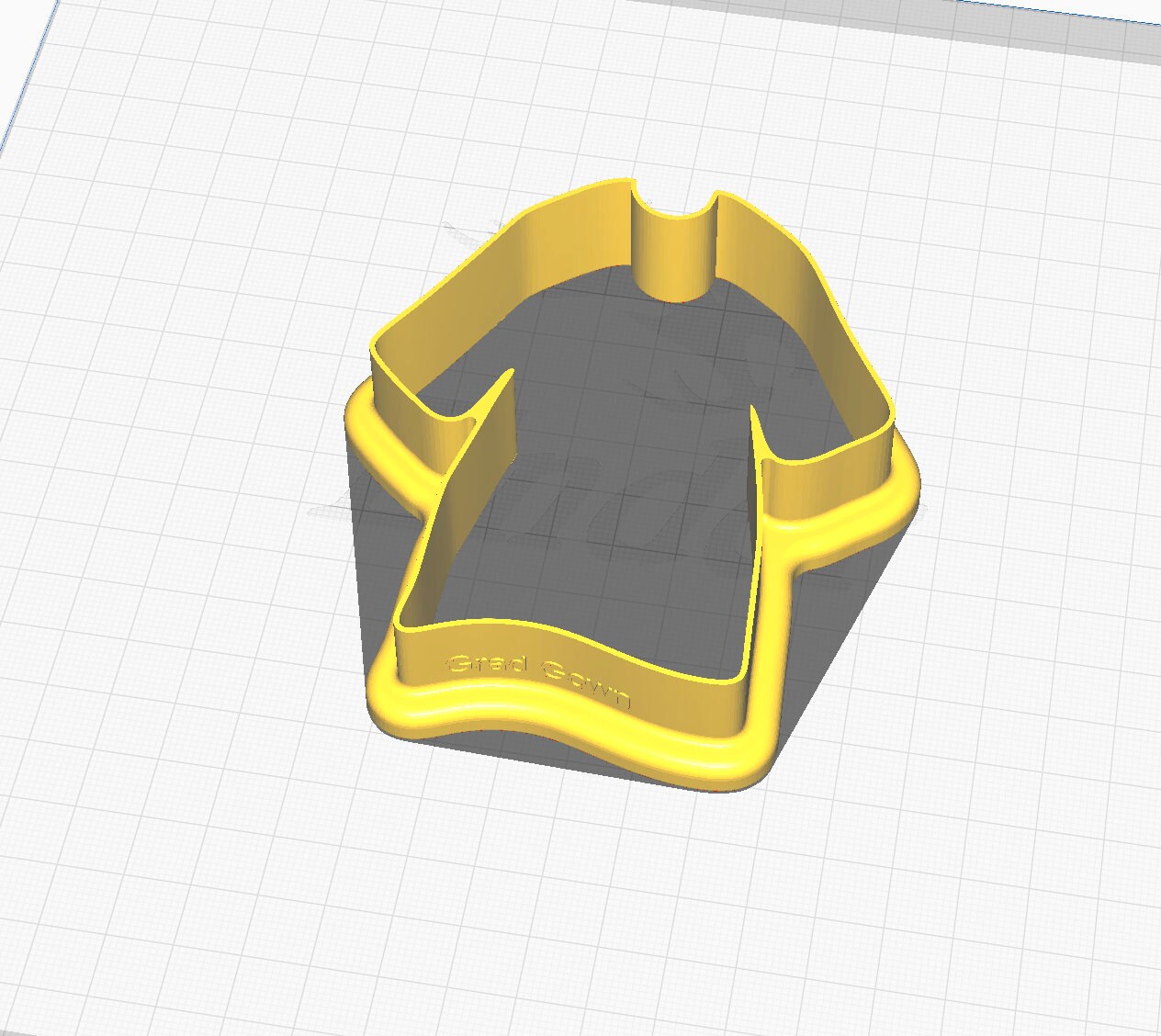 Graduation Gown Cookie Cutter STL File Instant Download - Etsy