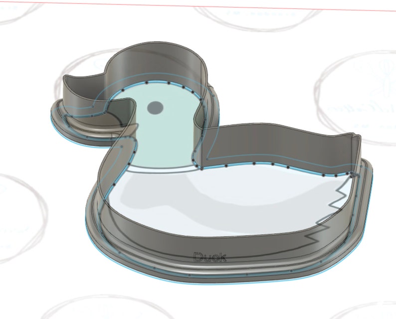 Duck Cookie Cutter STL File Instant Downloads - Etsy
