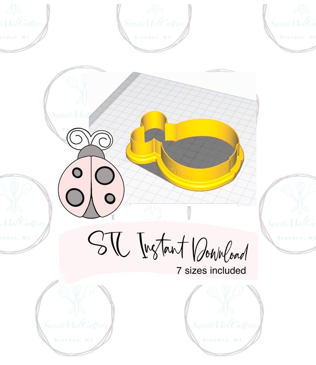 Ladybug STL File Instant Download - Etsy