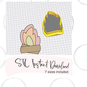 Campfire Cookie Cutter STL File Instant Download - Etsy