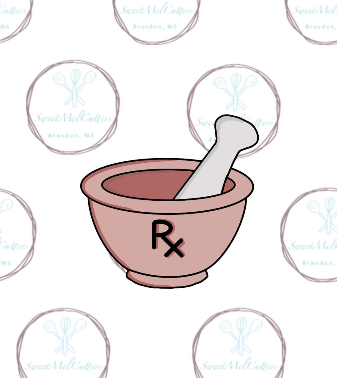 Pharmacy Bowl Cookie Cutter - Etsy