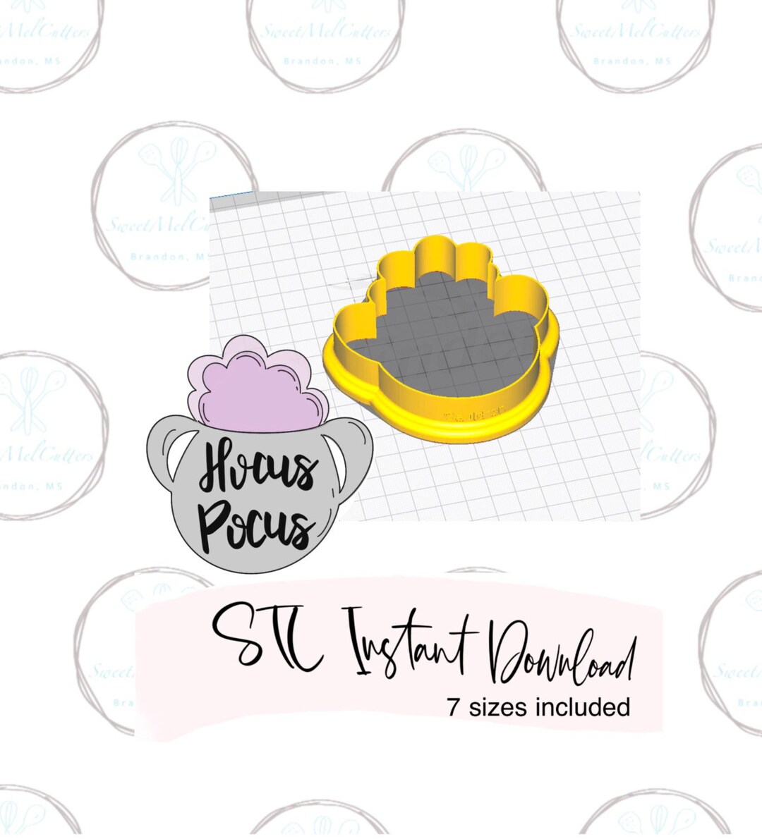 Cauldron Ps STL File Instant Download - Etsy