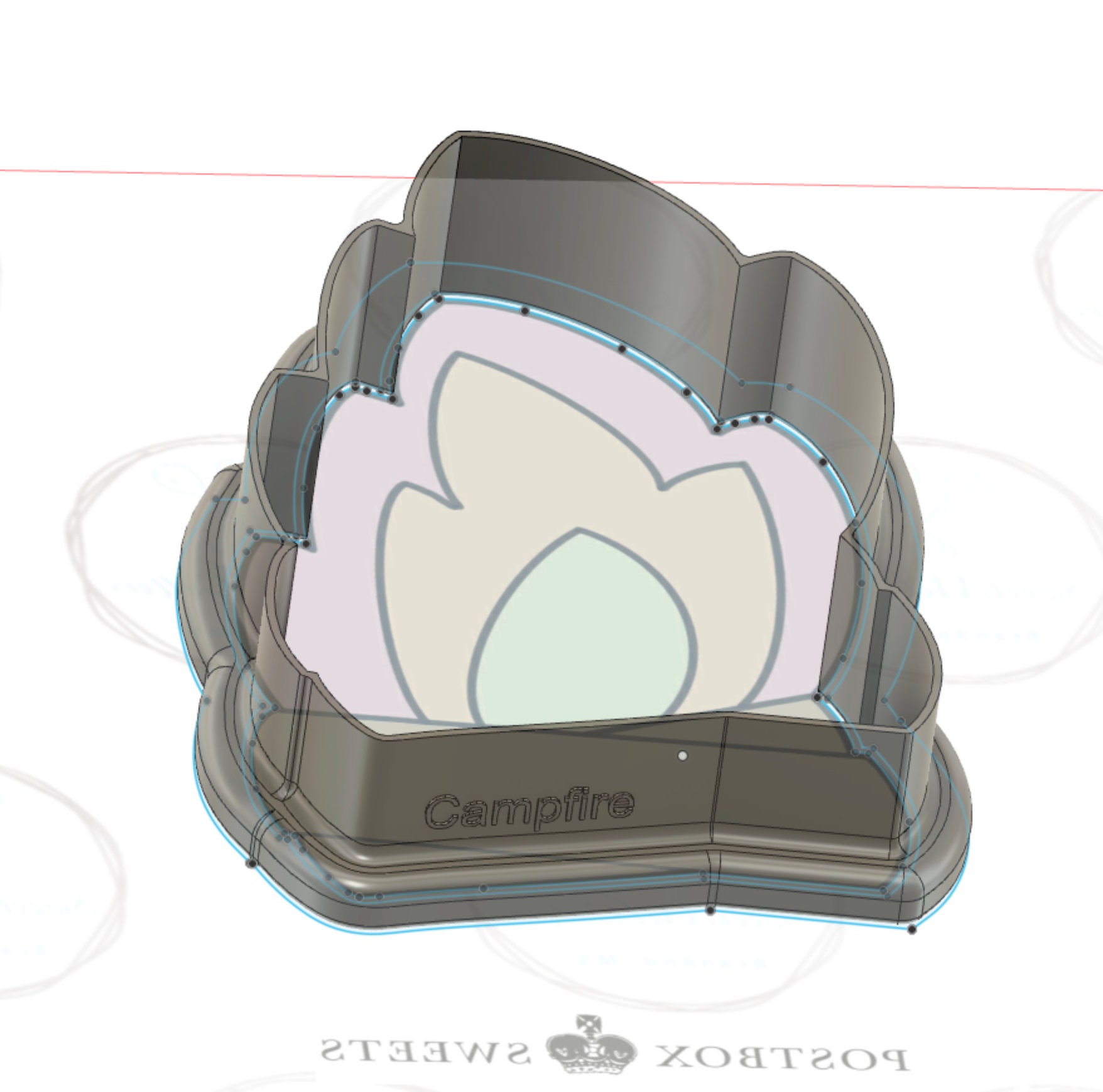 Campfire Cookie Cutter STL File Instant Download - Etsy