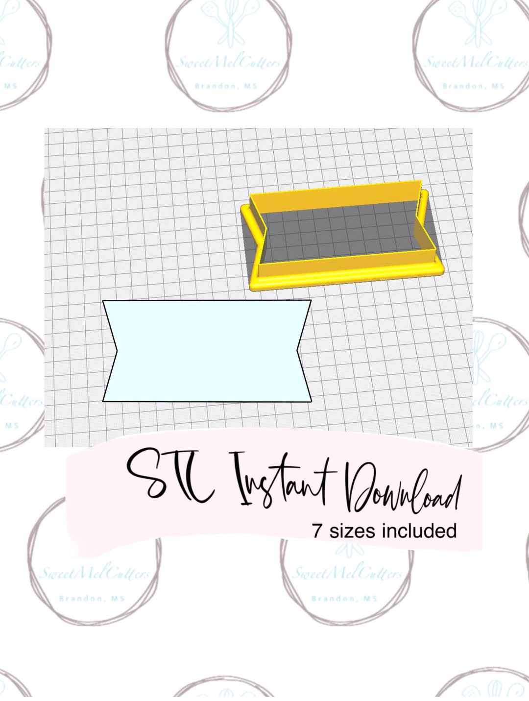 Anvil Plaque Cookie Cutter STL File Instant Download - Etsy