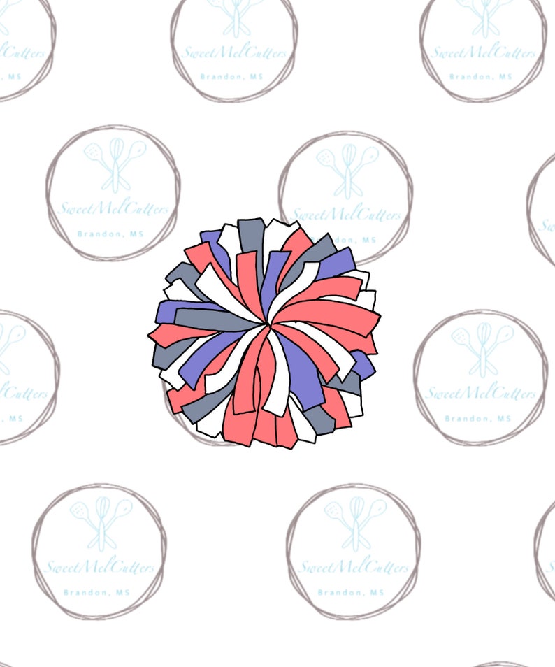 Pom Pom Cookie Cutter STL File Instant Download - Etsy