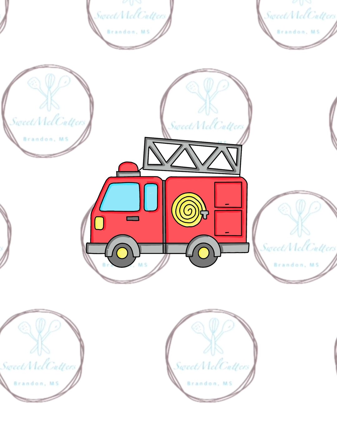 Fire Truck Cookie Cutter - Etsy