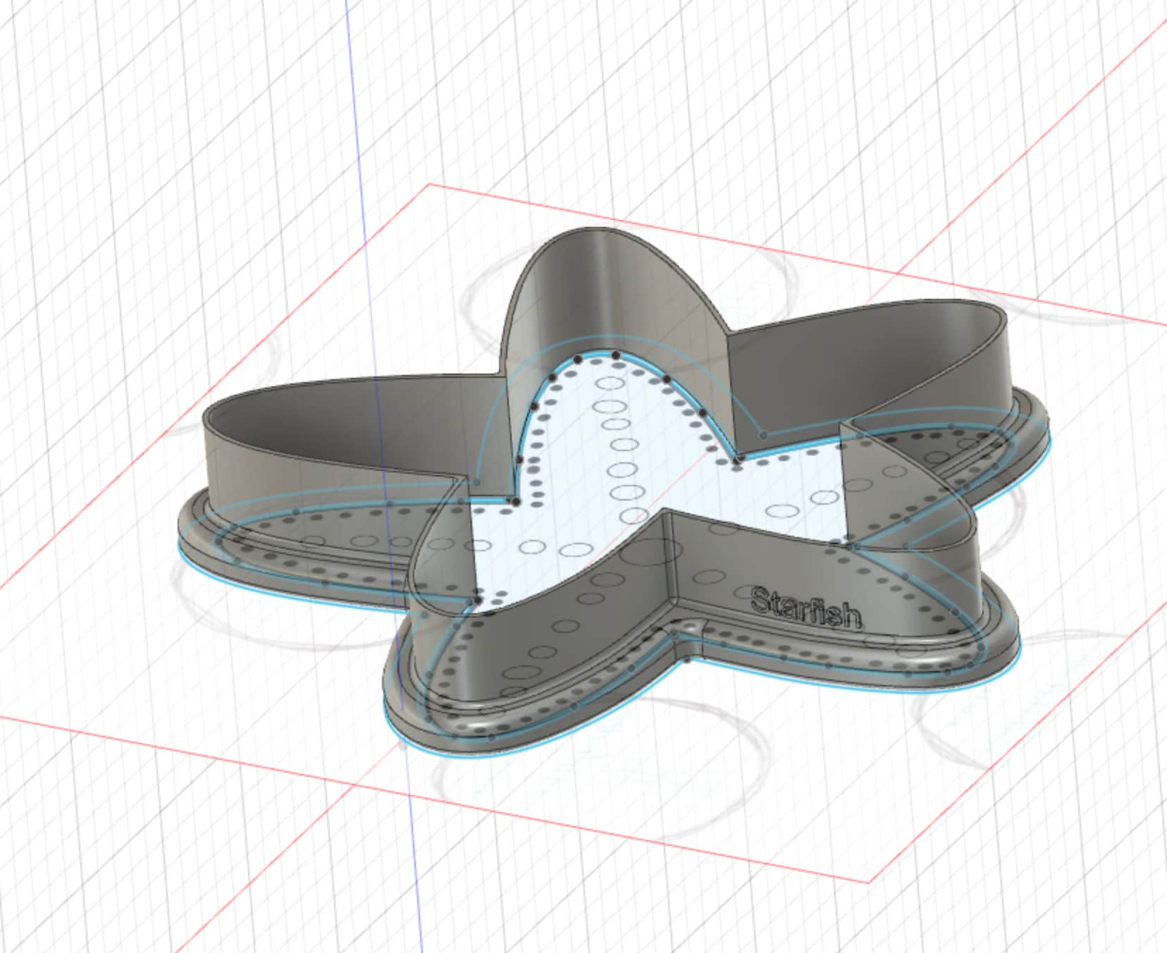 Starfish Cookie Cutter STL File Instant Download - Etsy
