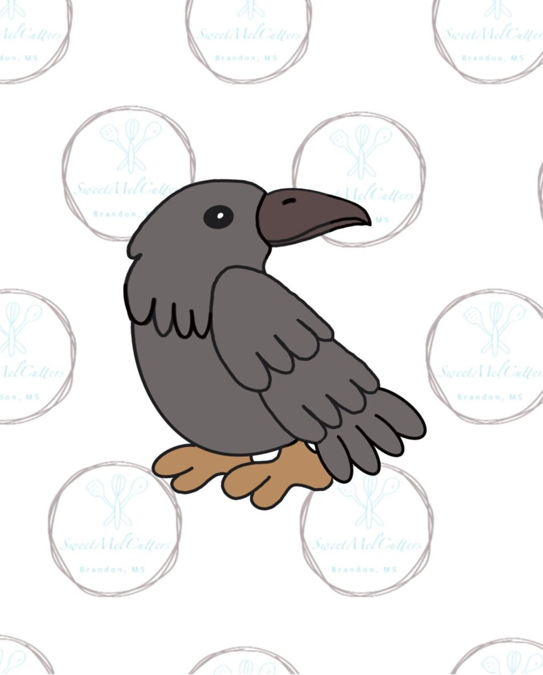 Black Crow Cookie Cutter - Etsy