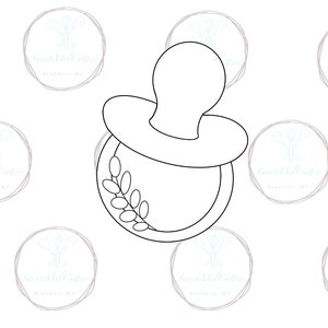 Pacifier Cookie Cutter - Etsy