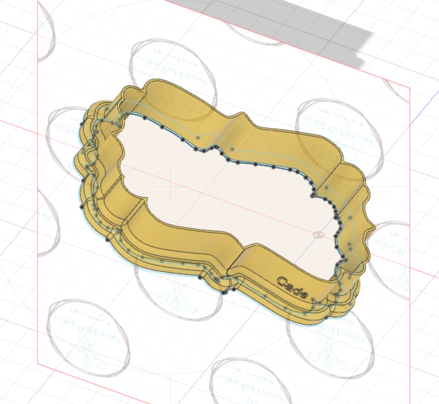 Cade Plaque STL File Instant Download - Etsy