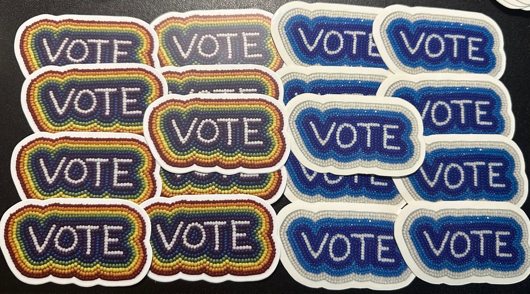 VOTE Stickers - Beaded Sticker - Native American Beadwork - Etsy