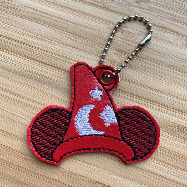 Mickey Sorcerer Keychain - Etsy
