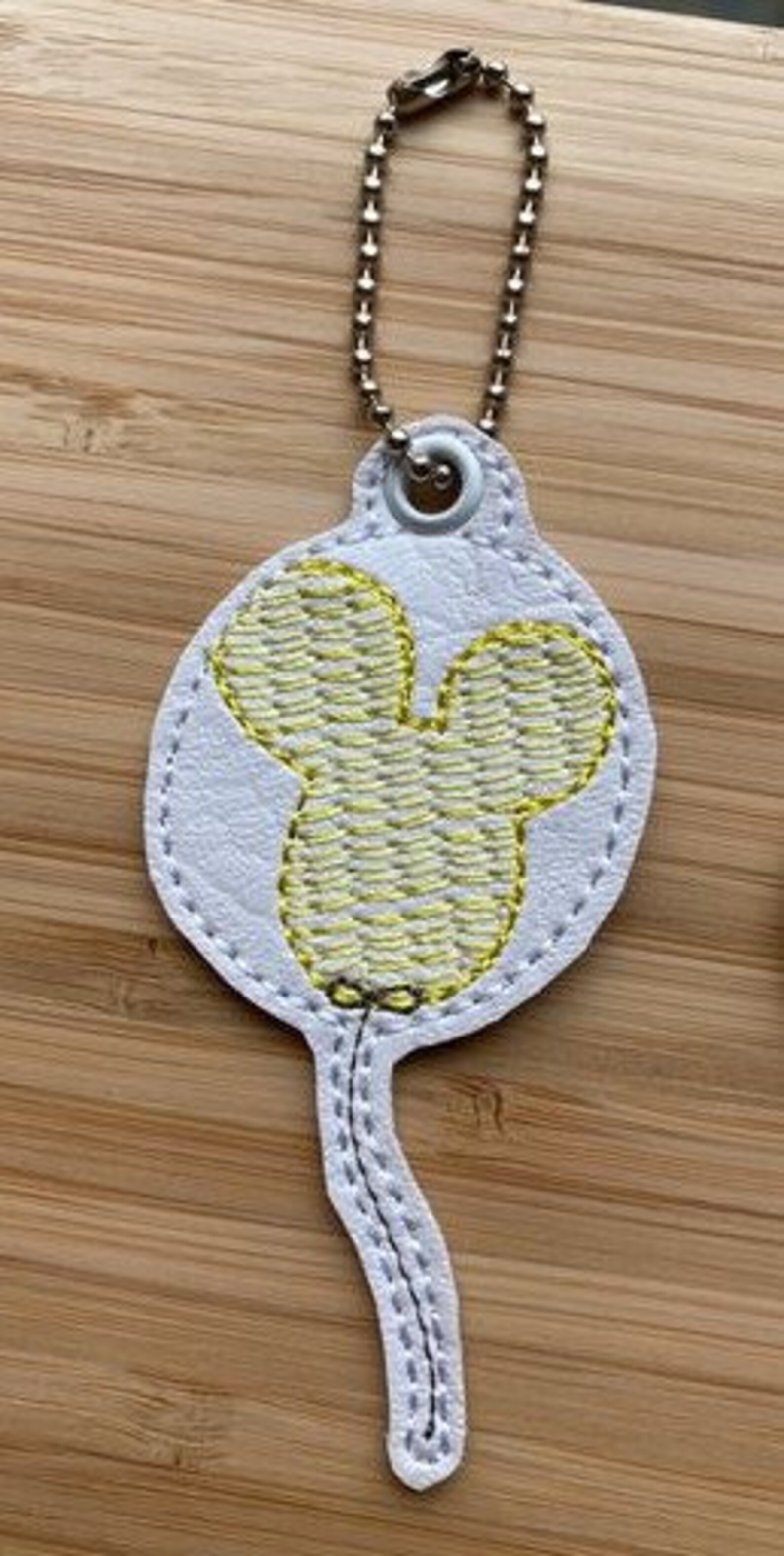 Disney Inspired Mickey Mouse Head Balloon Key Ring Keychain | Etsy