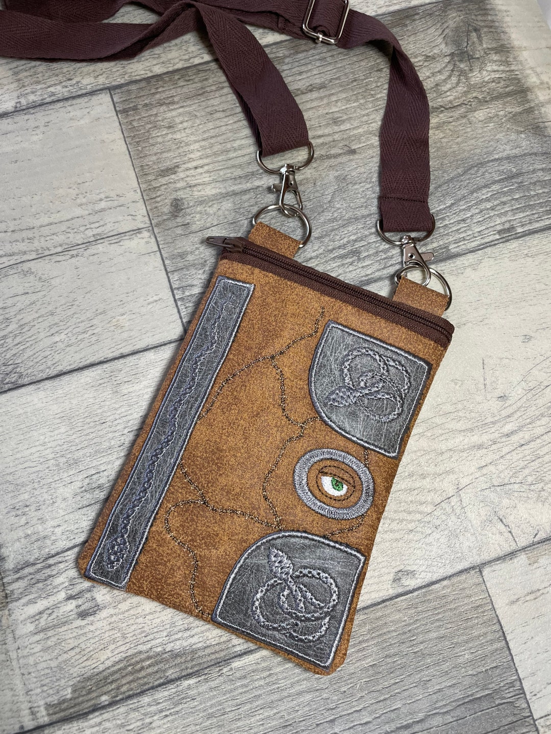 Handmade Fully Lined Hocus Pocus Book of Spells Style Cross Body, Over ...