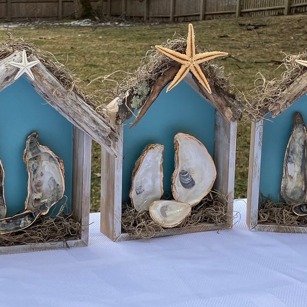 Oyster Shell Nativity - Etsy