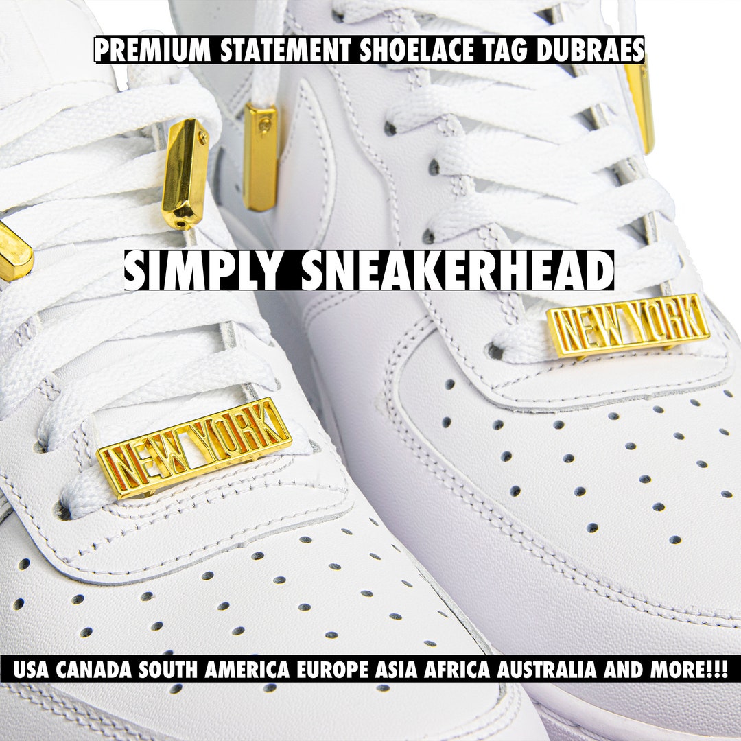 Metal Lace Tags USA New York California France Germany London Amsterdam ...