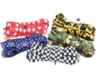 Full Vibrant Round Style Shoelaces Colorful Fantastic Laces | Etsy