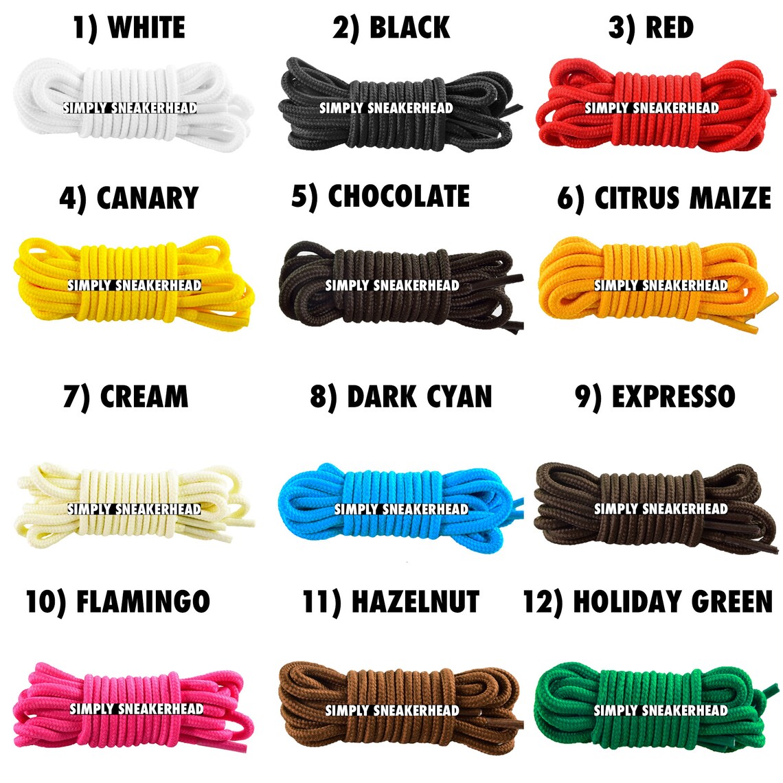 Full Vibrant Round Style Shoelaces Colorful Fantastic Laces - Etsy