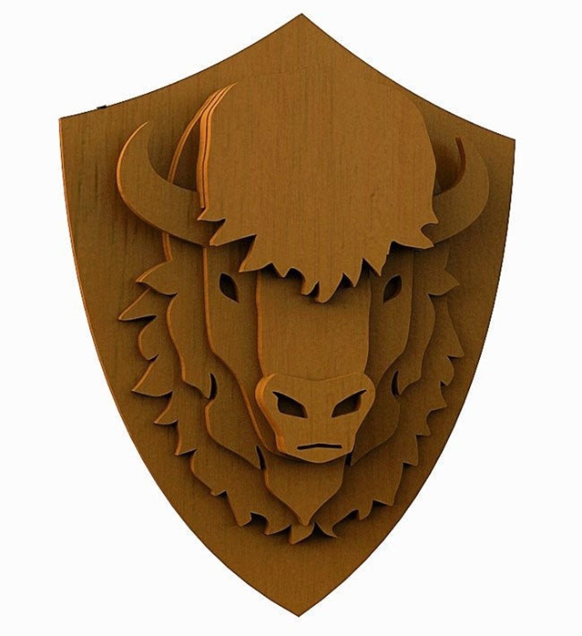 Cnc Router Files Multilayer Bull Dxf Plasma Cnc Files for Wood | Etsy