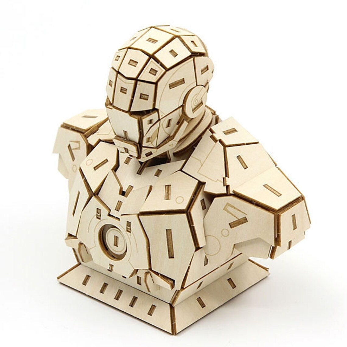 Download DXF Iron Man Template Laser Cut Laser Cut Vector | Etsy