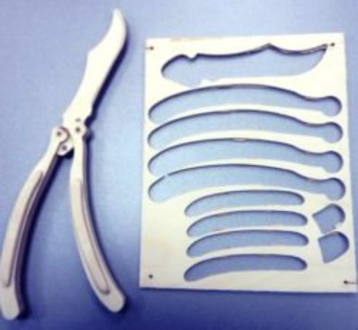 Cnc Router Files Butterfly Knife Dxf Plasma Cnc Files for Wood | Etsy