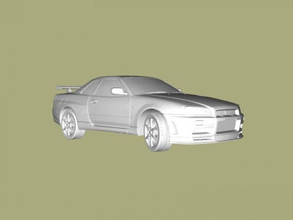 Nissan Skyline GTR STL for 3D printer 3D Collectible 3d Model | Etsy