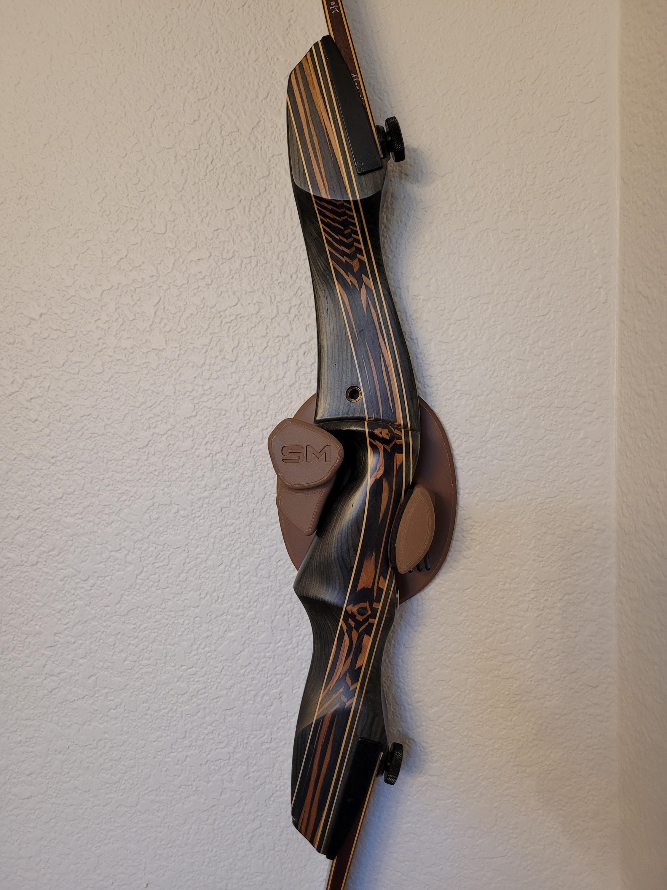 Custom Adjustable Wall Mount for Recurve Archery Bow | Multi-position ...