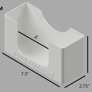 Personalized 3D Printed Baby Wipe Wall Mount, Flushable Wipes Holder ...
