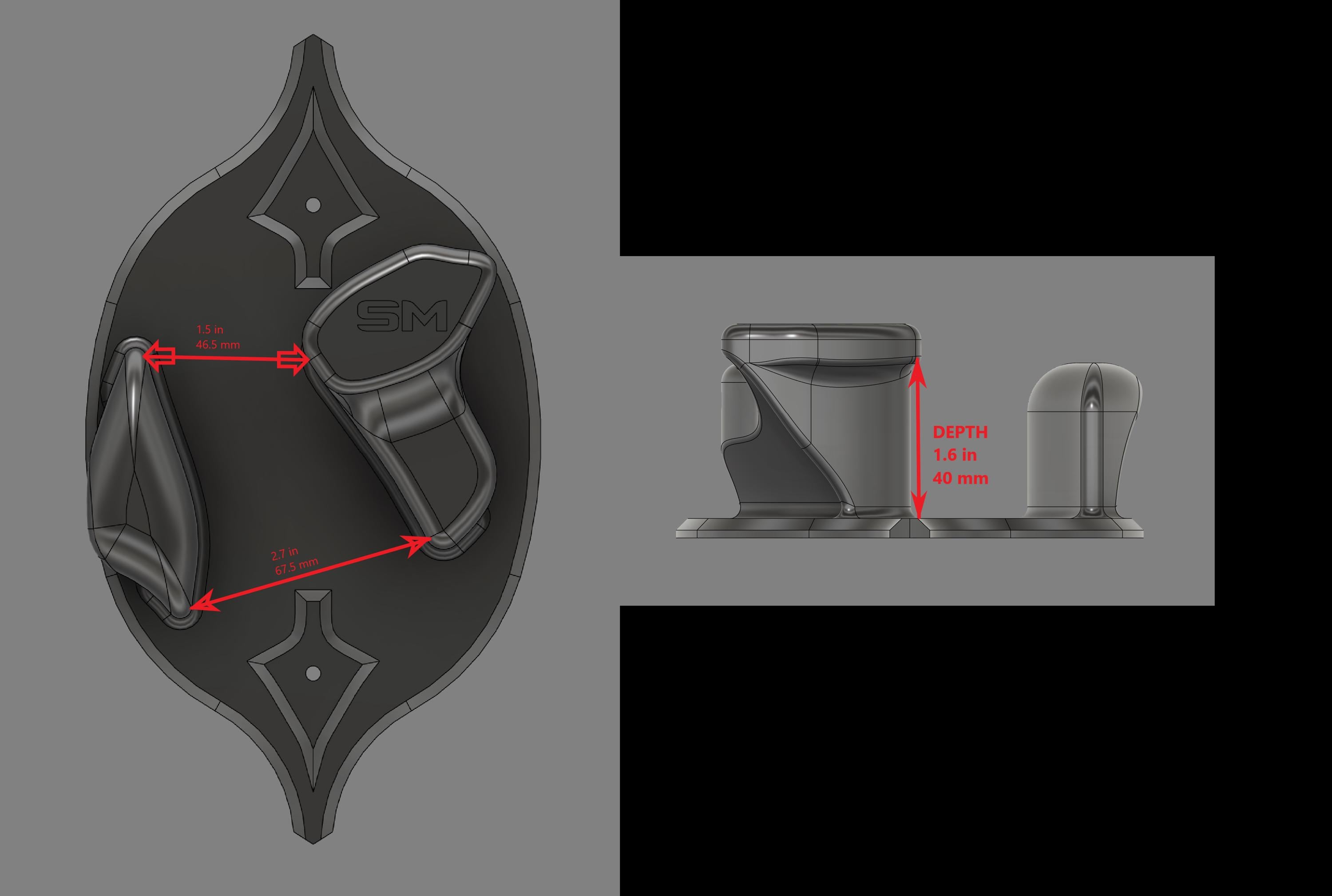 Custom Wall Mount for Recurve Archery Bow and Riser | 3D Printed. - Etsy