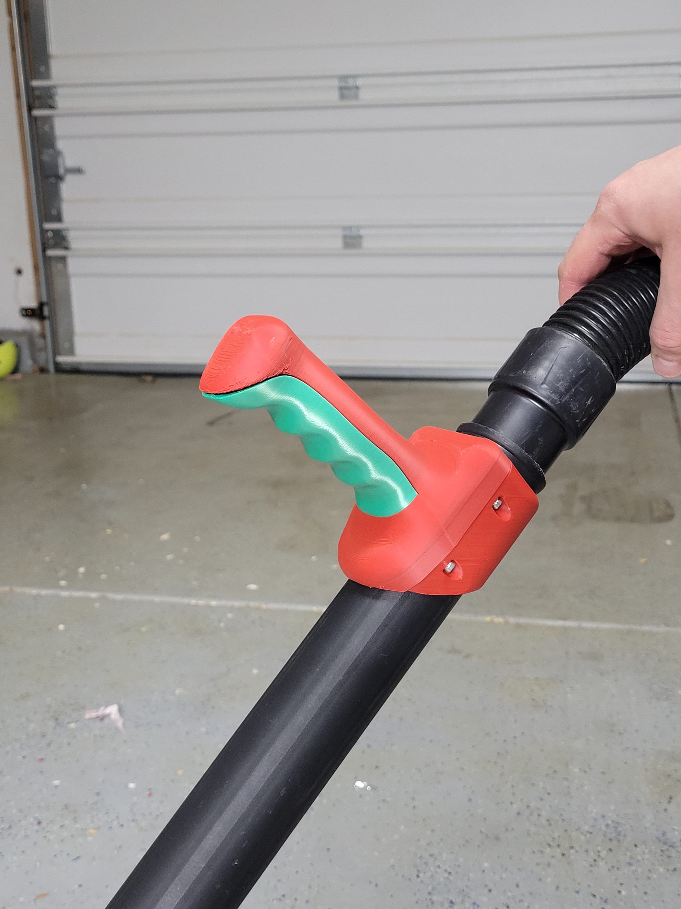 3D Printed Robust Shop Vac Tube Handle Adapter/attachment With Rubber ...