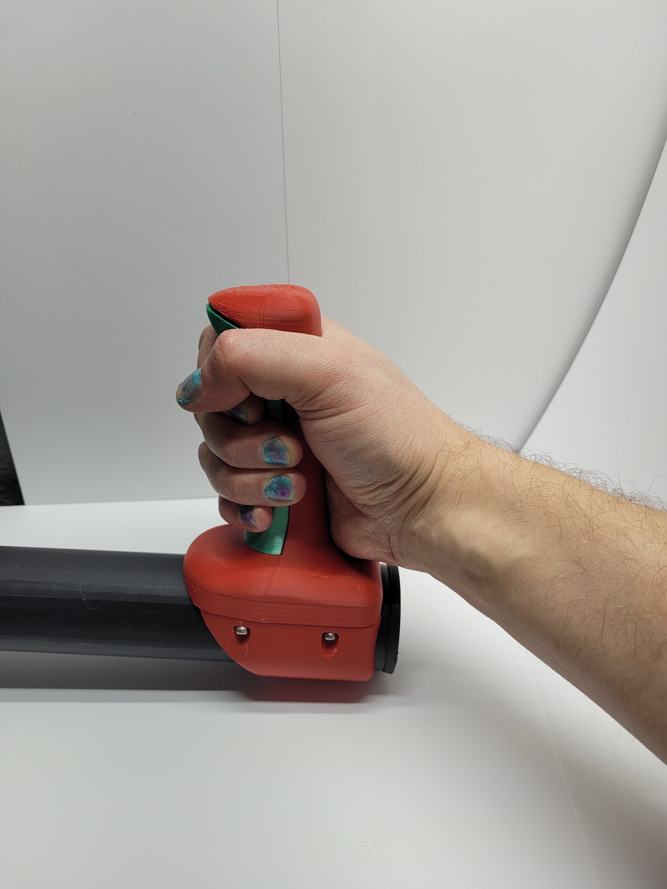 3D Printed Robust Shop Vac Tube Handle Adapter/attachment With Rubber ...