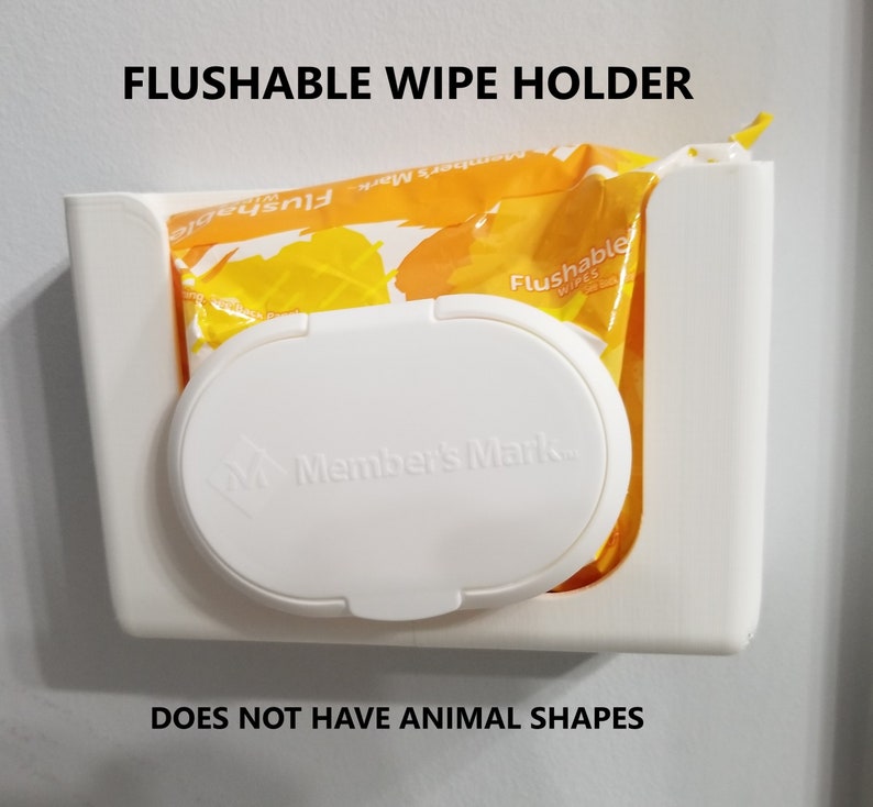 Personalized 3D Printed Baby Wipe Wall Mount Flushable Wipes - Etsy
